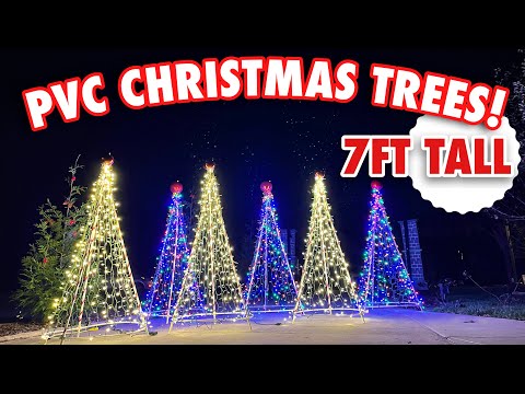 EASY PVC CHRISTMAS TREES - TUTORIAL