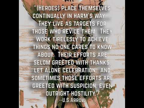 REMEMBERING HEROES in the Words of a Fictional Hero