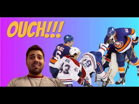 Johnny Boychuk's Gruesome Hockey Injury. Why I Think Hockey Players are the Toughest in the World