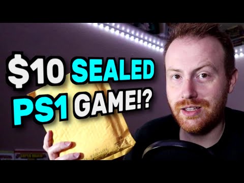 Opening a New & Sealed PS1 Game in 2023