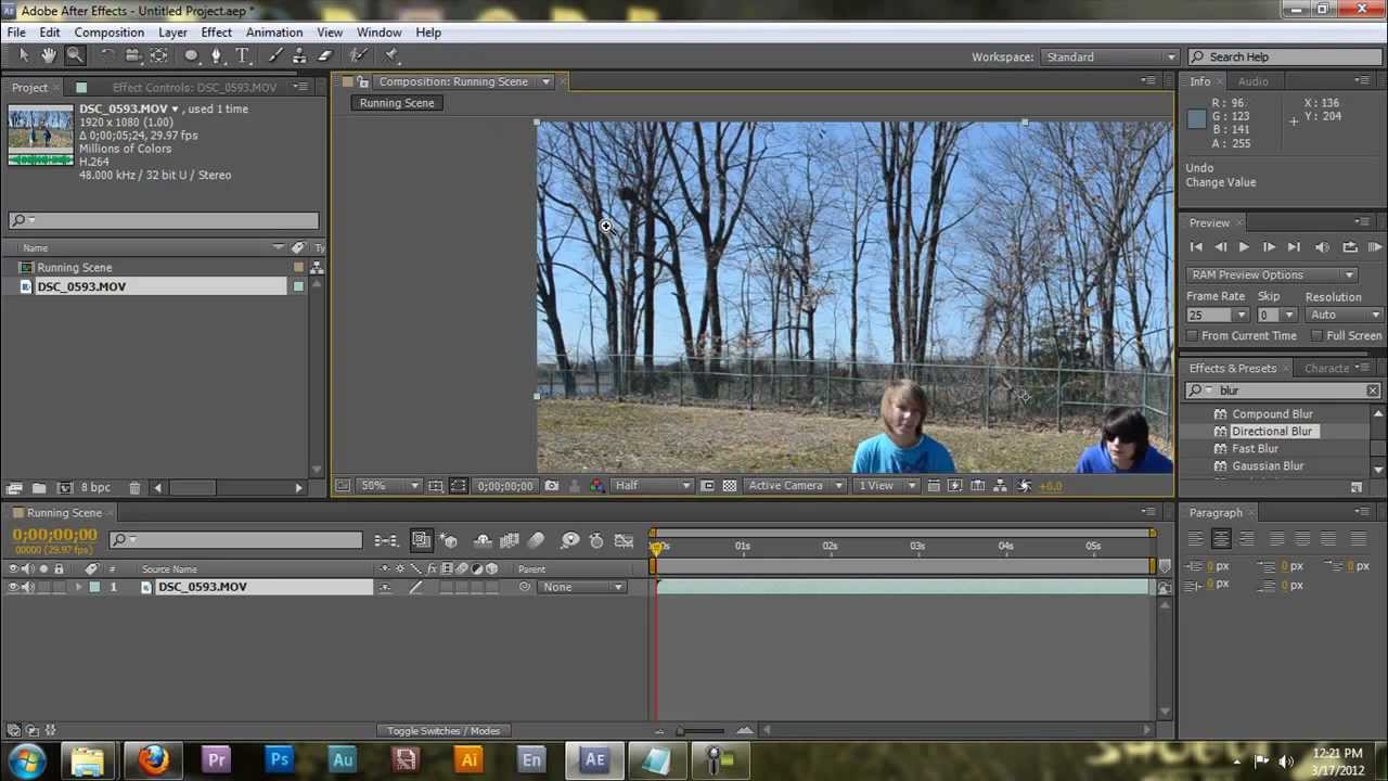 Tutorial 1- After Effects Basics CS5.5