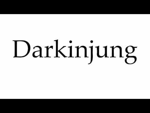 How to Pronounce Darkinjung