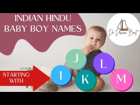 INDIAN HINDU BABY BOY NAMES STARTS WITH I, J, K, L & M | RARE NAMES WITH MEANING @dedreamboat