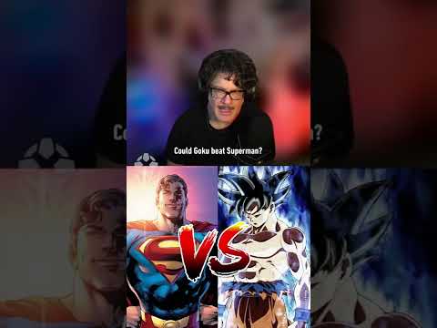 Could Goku beat Superman? Goku's voice actor says yes. #dragonball #goku #superman #shorts