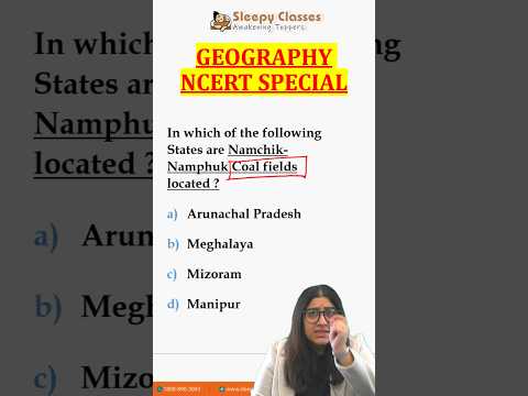 Geography NCERT Basics: Indian Coal Fields | UPSC Prelims 2025 | #upsc #ias #2025 #coal #prelims