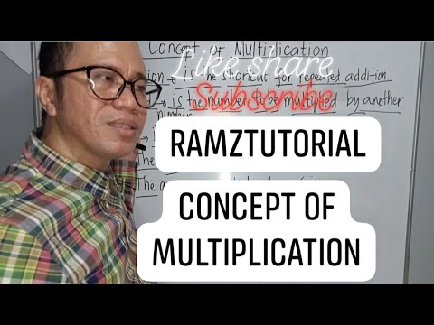 THE CONCEPT OF MULTIPLICATION(Definition,Facts & Examples)#RamzTutorial