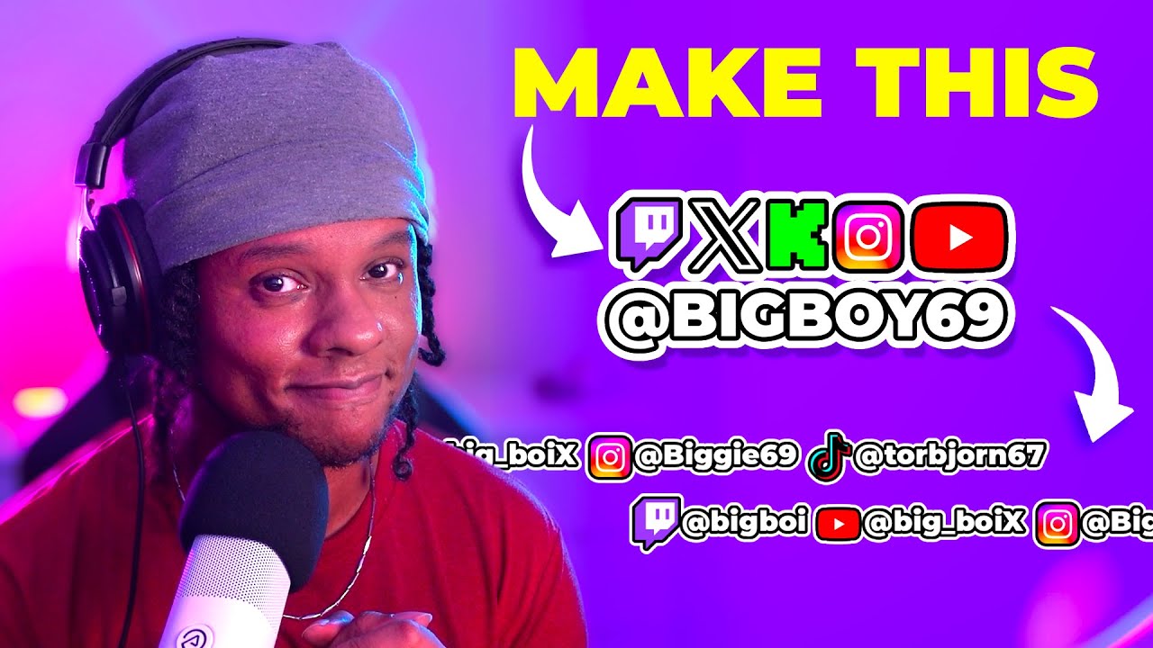 How to Make this Social Media Overlay ( FREE Template)