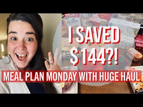 Frugal $350/Month Grocery Budget Family of 4 | Meal Plan Monday