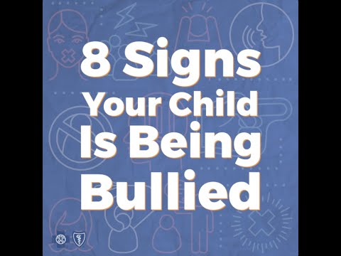 8 Signs Your Child is Being Bullied | #shorts
