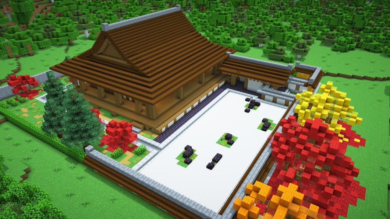 【Minecraft】 龍安寺、石庭の作り方 Part2 - Minecraft Builders