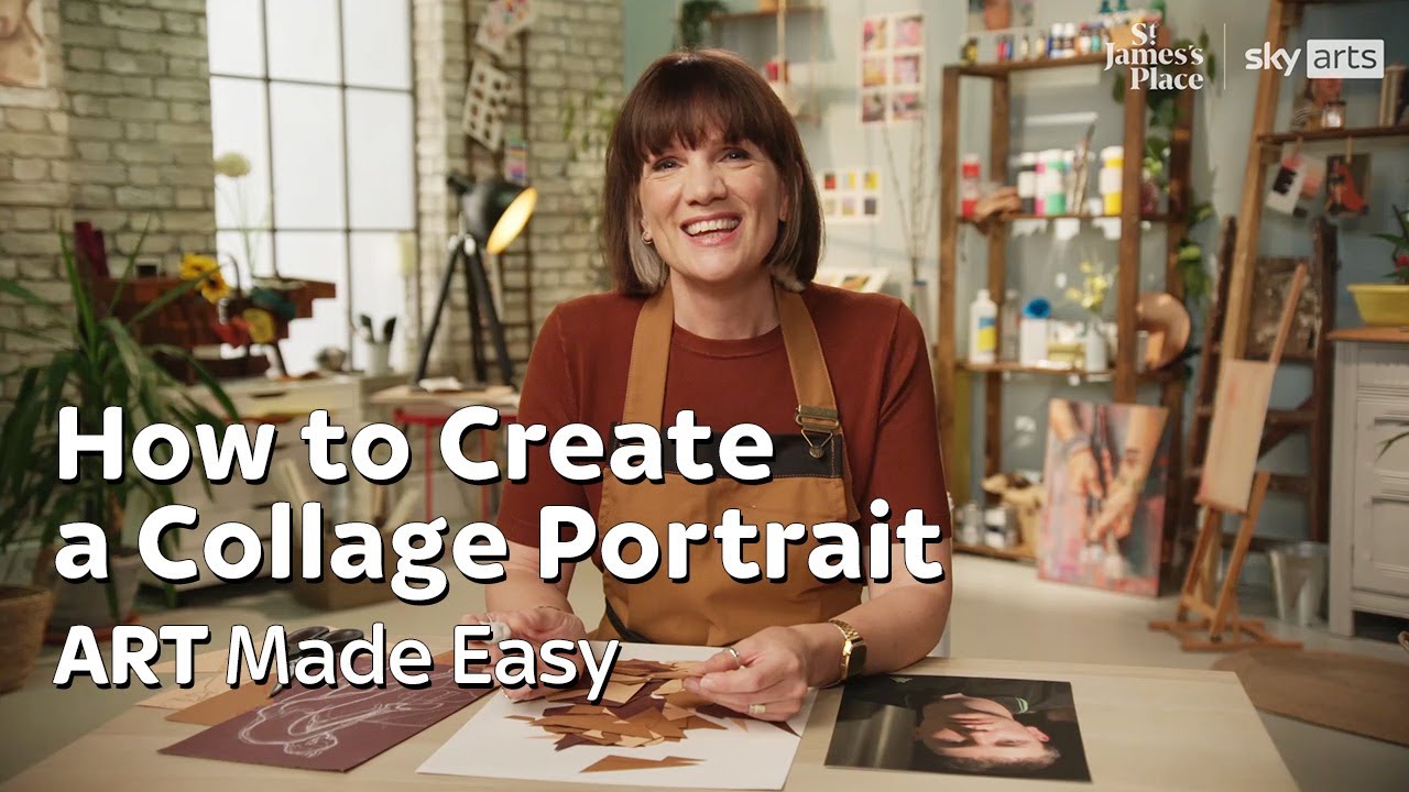How To Create A Collage Portrait | SJP x Sky Arts presents Art Made Easy