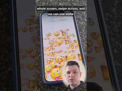 iPhone TEXT message EMOJI trick #youtube #viral #iphone #tips #apple #emoji #tech #easy #cool #text