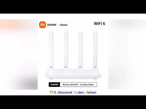 Latest Products You Must Know! 2024 NEW Original Xiaomi AX3000T Router 5GHz 160MHz Broadband 1.3