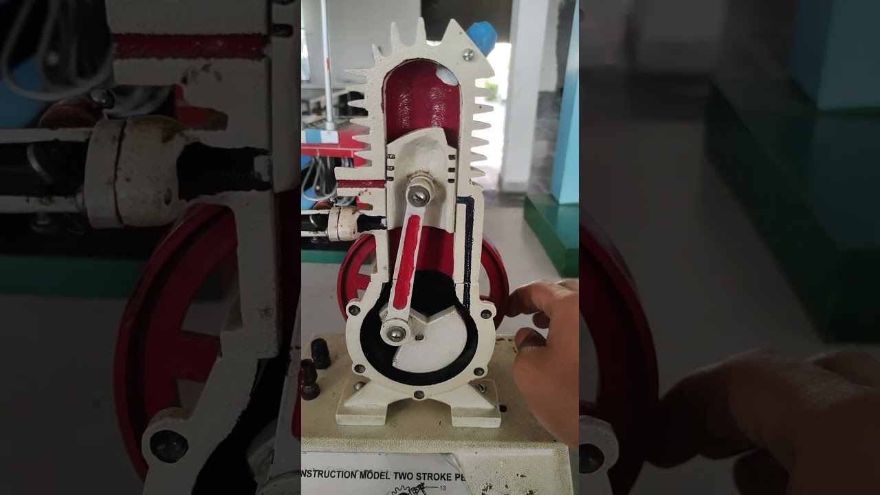 Two stroke petrol engine model