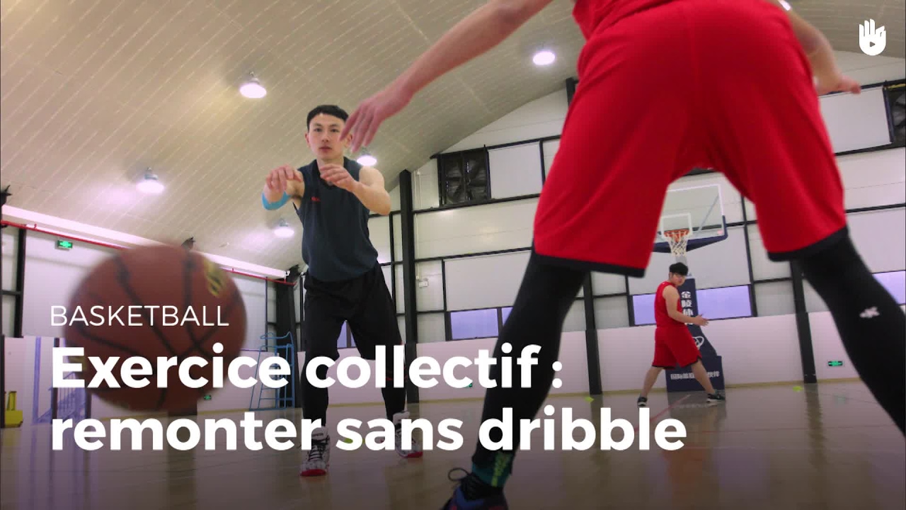 Exercice collectif : remonter sans dribble - Débuter et progresser au ...