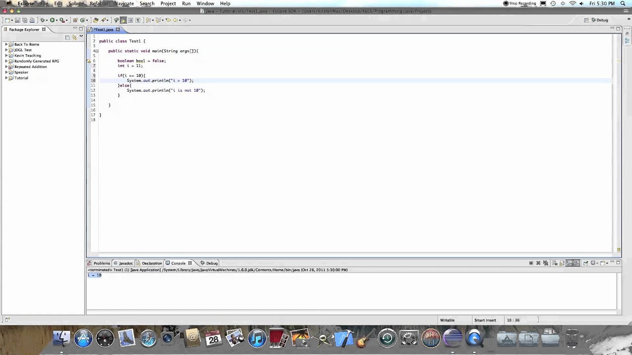 Java Beginner Tutorial 8: If and Else If