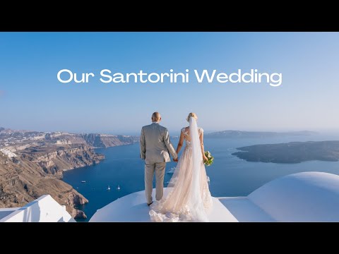 Incredible Santorini Wedding at Le Ciel | Amelia & Nick | 2021