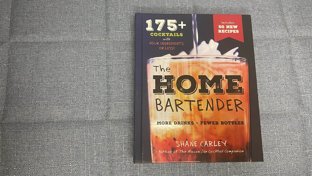 The Home Bartender Book Review
