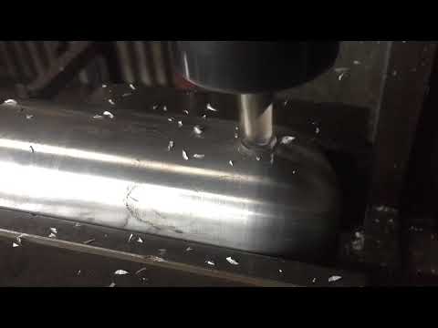 DIY CNC - 7075-T6 Aluminum. Fusion 360 Machining shock end.