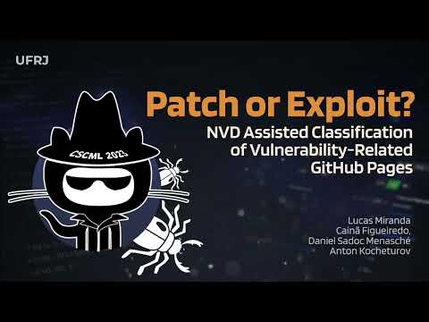 Patch or Exploit? NVD Assisted Classification of Vulnerability-Related GitHub Pages (CSCML 2023)
