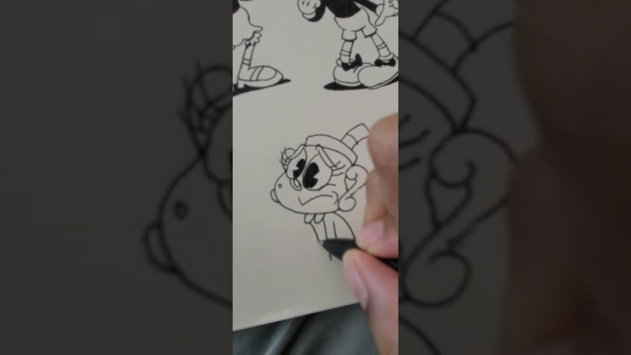 drawing Ms.Chalice puzzled or confused