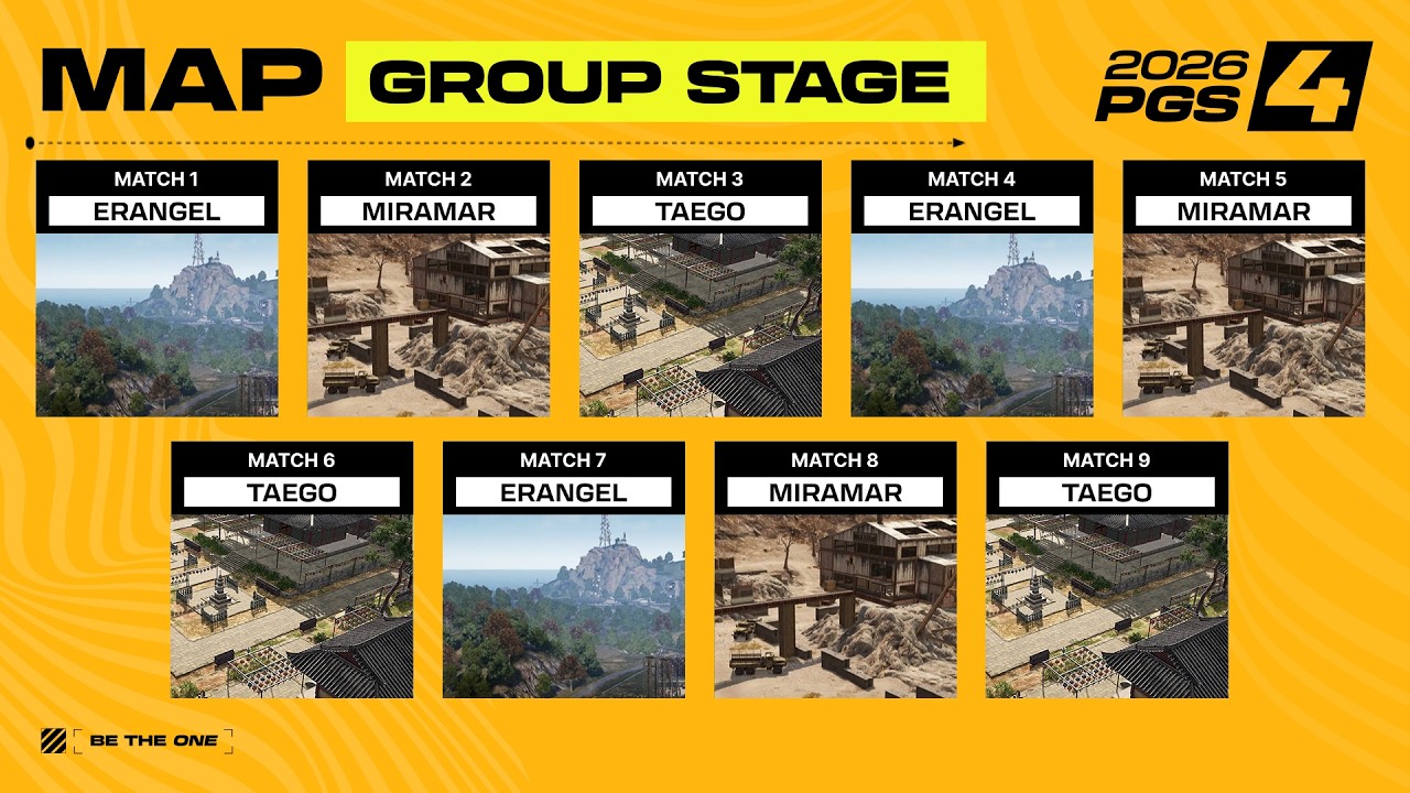 [MAP] PUBG Global Series 4 - Group Stage