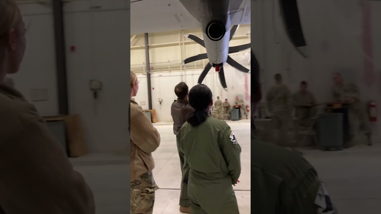 United States Air Force Academy cadets from all four classes get a look at the mighty Herc! #c130