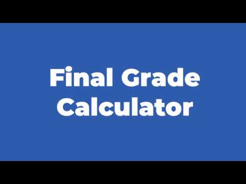 Final Grade Calculator | 2020 HD