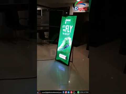 Smart Indoor SMD Standee, Smart Display for Advertisement & Branding | Hassan Zaman