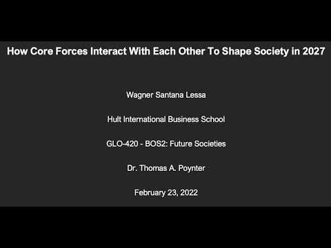How Core Forces Interact With Each Other To Shape Society in 2027 - Audio