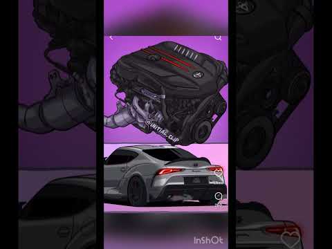 Supra mk5 in anime