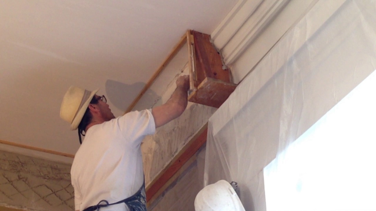 New plaster moulding