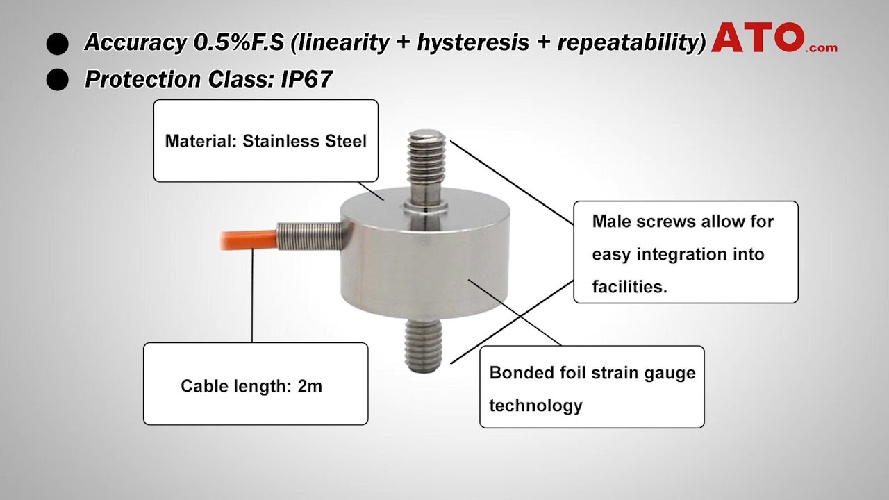 Universal Miniature Compression & Tension Load Cell