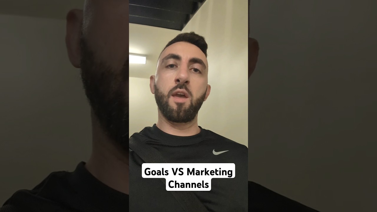 🎯 Do Your #Goals Match Your Marketing Channels❓