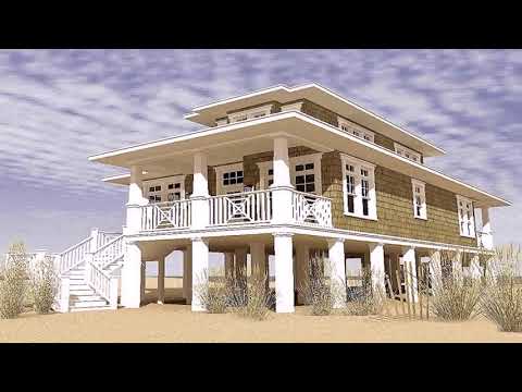 Small Coastal Beach House Plans (see description)