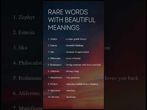 Some Rare Words with Very Beautiful Meanings.❤️✨,#best #english #motivation #trending #shorts #like📝