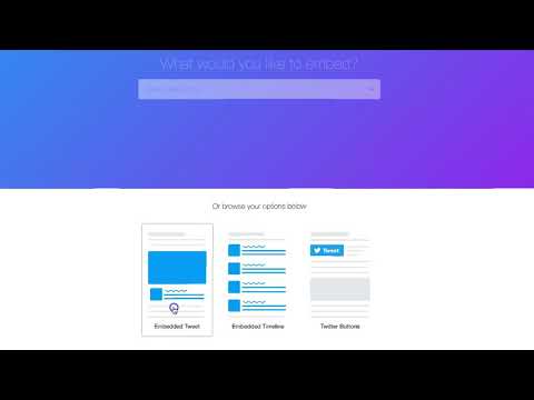 Twitter Publishing: Embedding a Tweet
