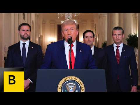 Trump Speaks on US Military Strikes on Iran Nuclear Sites