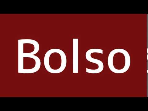 How to say Bag in Spanish