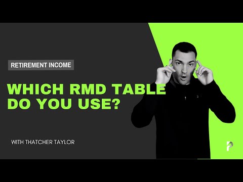 WHICH RMD TABLE IS FOR YOU? -- Living or Inherited #retirementincomeplanning #RMD