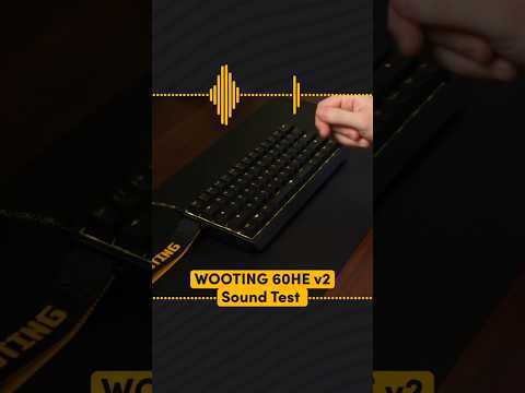 The Sound(s) of the Wooting 60HE v2