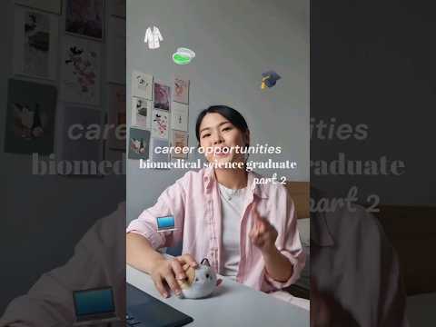 Career opportunities as a Biomedical Science Graduate pt 2 ๐ฌ๐ป๐ | full video on insta @biomedwithvy ๐ธ