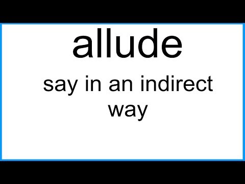 allude meaning | Vocabulary for Kids | Children's Dictionary | Learn English Vocabulary