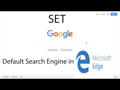 How To Set Google as Default Search Engine in Microsoft Edge on Windows 10 ?