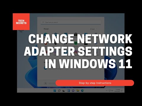 How to Change Advanced Network Adapter Settings in Windows 11