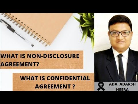 Non Disclosure Agreement, Confidential Agreement, What is Non Disclosure Agreement, How to Make