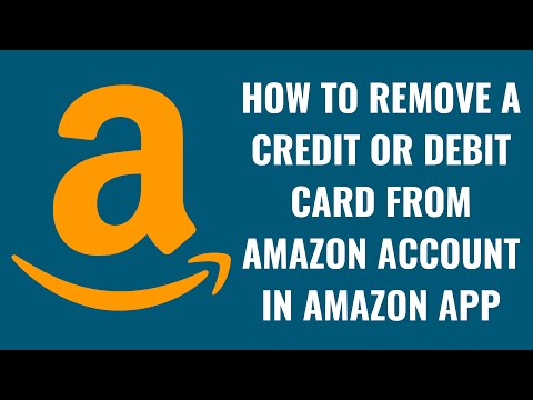 How to Remove a Credit or Debit Card from Amazon Account in Amazon App