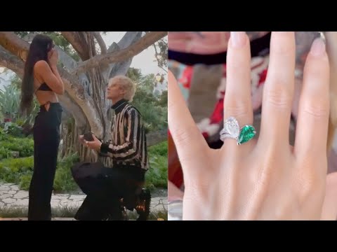 Machine Gun Kelly Proposes To Megan Fox