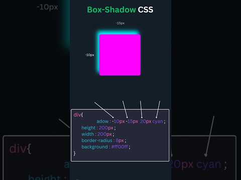 Box shadow css #csseffects #css