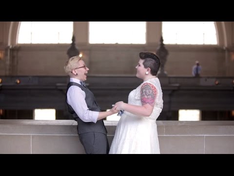 Kayln & Joy #proudtolove San Francisco City Hall Elopement